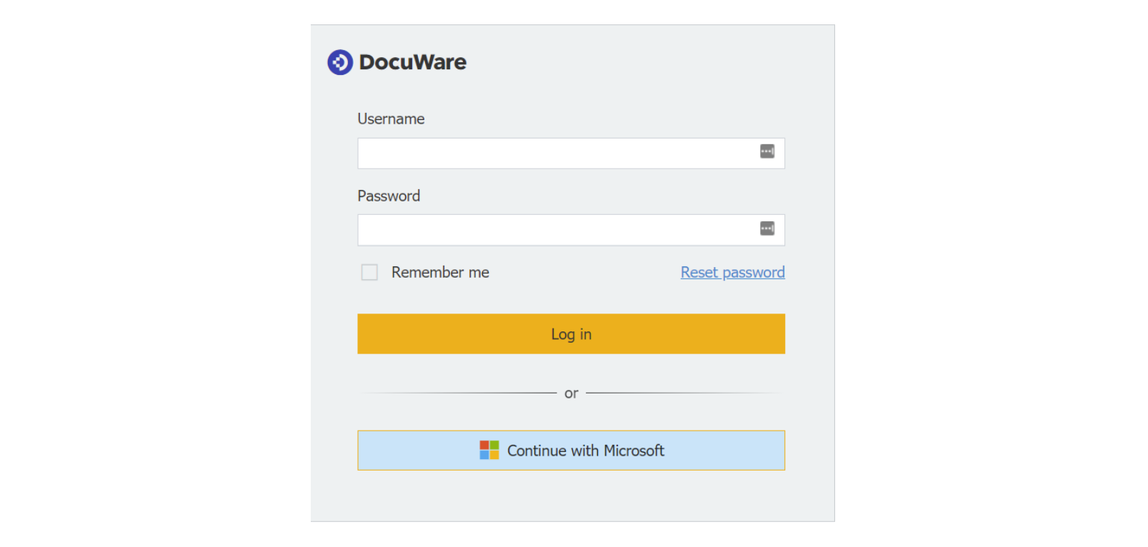 Using Single Sign-on in DocuWare Cloud